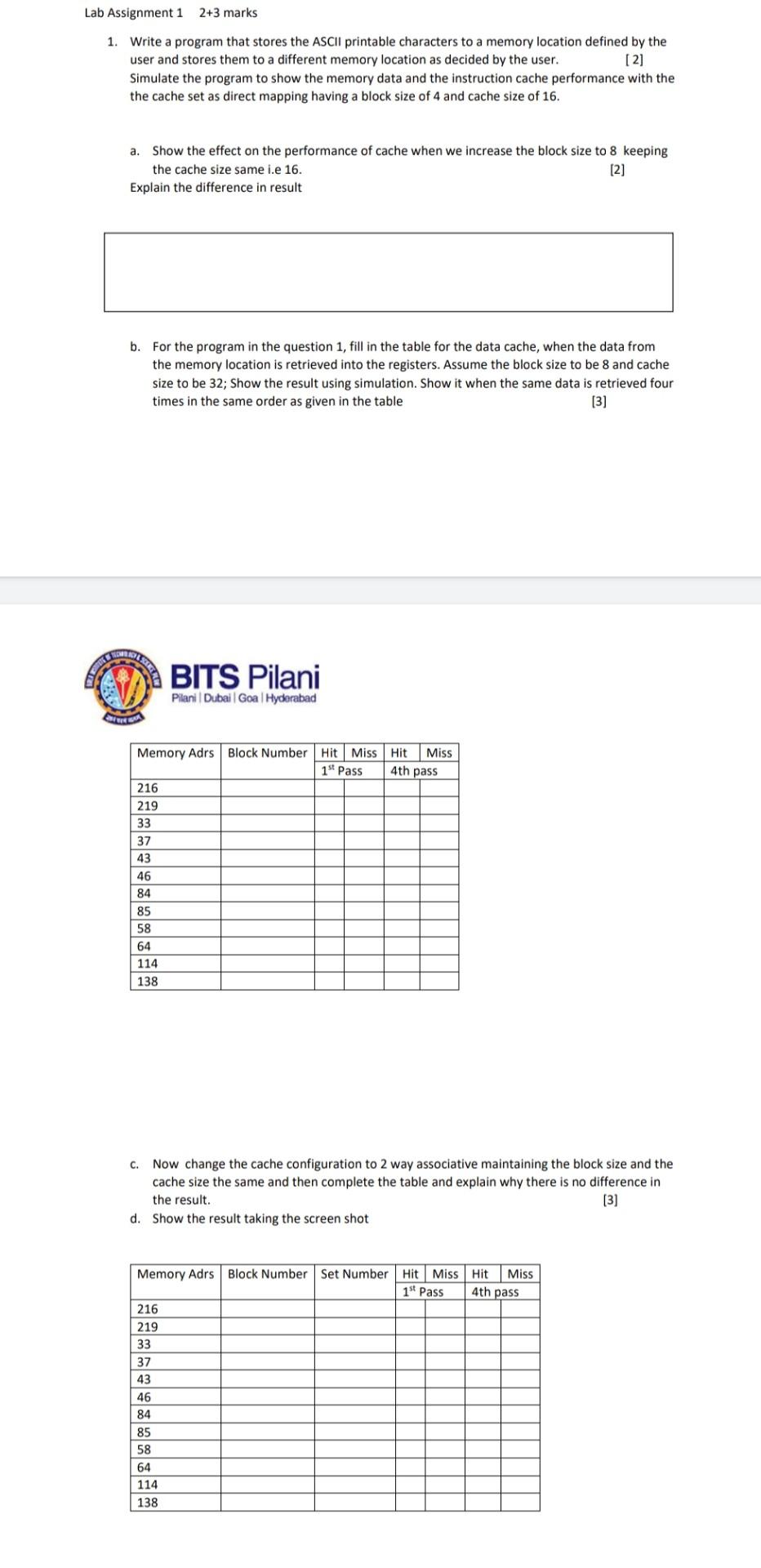Solved ab Assignment 12+3 marks 1. Write a program that | Chegg.com
