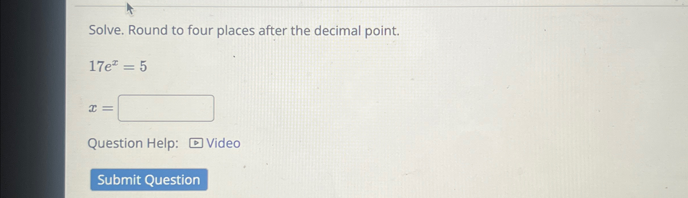 Solved Solve. Round to four places after the decimal | Chegg.com