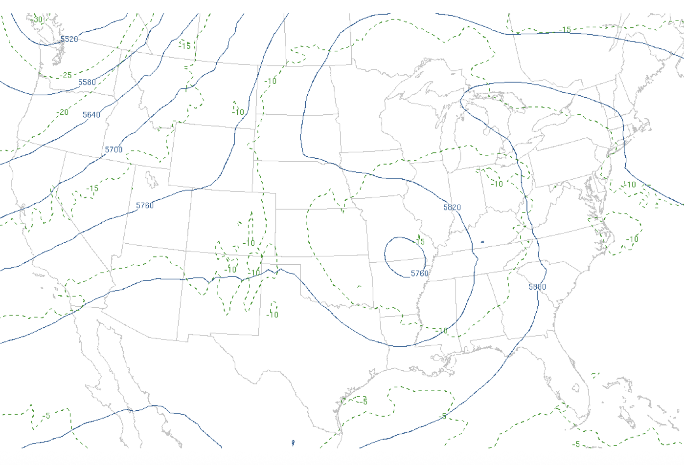 Solved Use the upper air map at 500 ﻿hPa below to answer the | Chegg.com