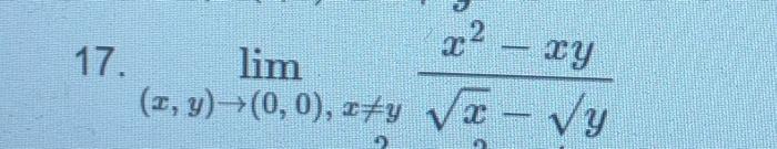 Solved Evaluate The Limits Or Explain Why The Limit Fails To