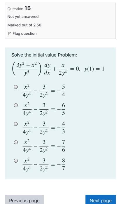 Solved Question 15 Not yet answered Marked out of 2.50 P | Chegg.com Solved Question 15 Not yet answered Marked out of 2.50 P | Chegg.com