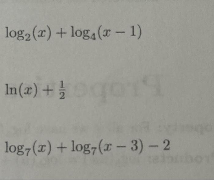 Solved use the properties of logarithms to write the | Chegg.com