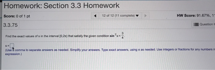 Solved Homework Section 3 3 Homework 12 Of 12 11 Complete