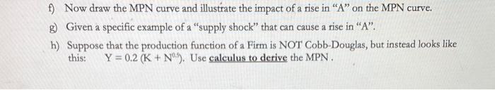 Solved f) Now draw the MPN curve and illustrate the impact | Chegg.com