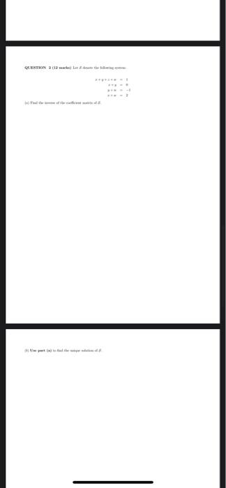 Solved QUESTION 5 (6 marks) Let A be a 6×6 matrix such that | Chegg.com