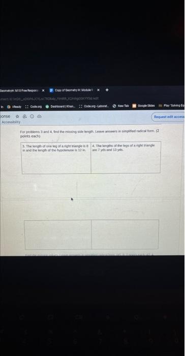 Solved Given rectangle ABCD, segment AC is a diagonal, | Chegg.com
