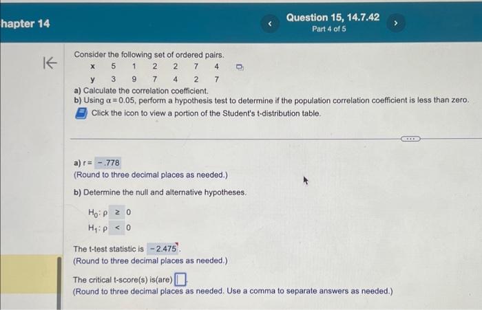 Solved Consider the following set of ordered pairs. a) | Chegg.com