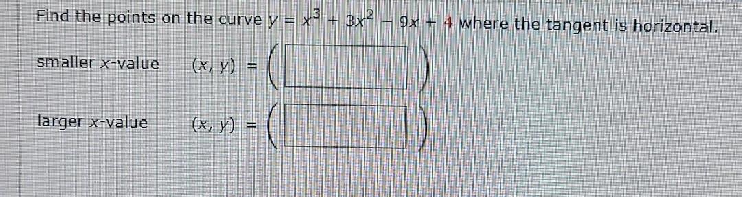 Solved Find the points on the curve y = x3 + 3x2 9x + 4 | Chegg.com