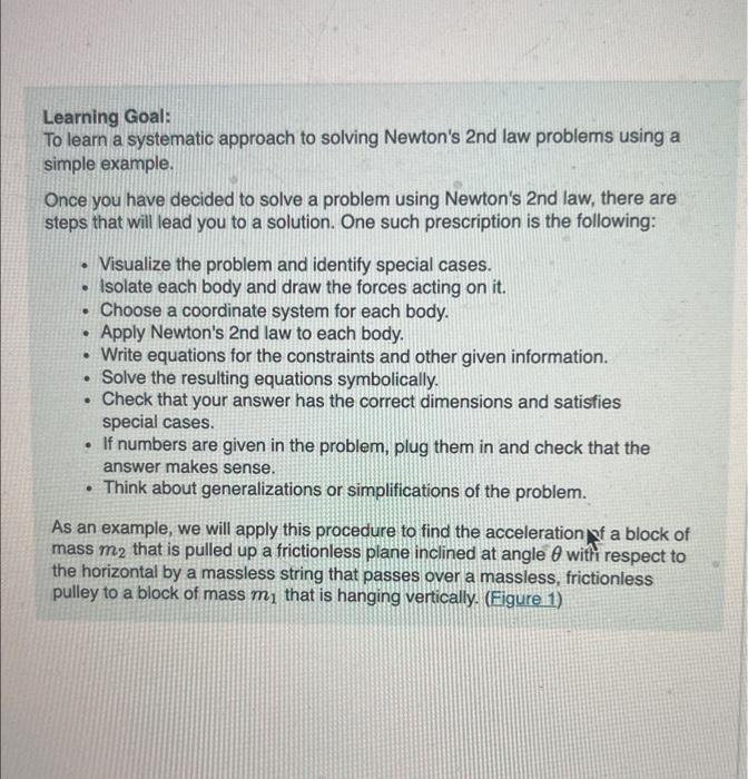 Solved Learning Goal: To learn a systematic approach to | Chegg.com