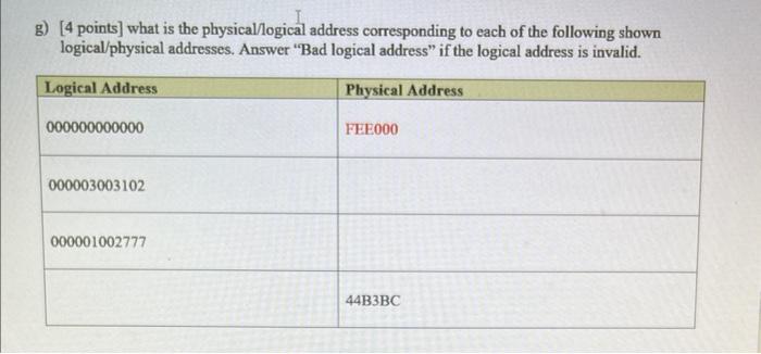 Solved using this table please explain step by step how you | Chegg.com
