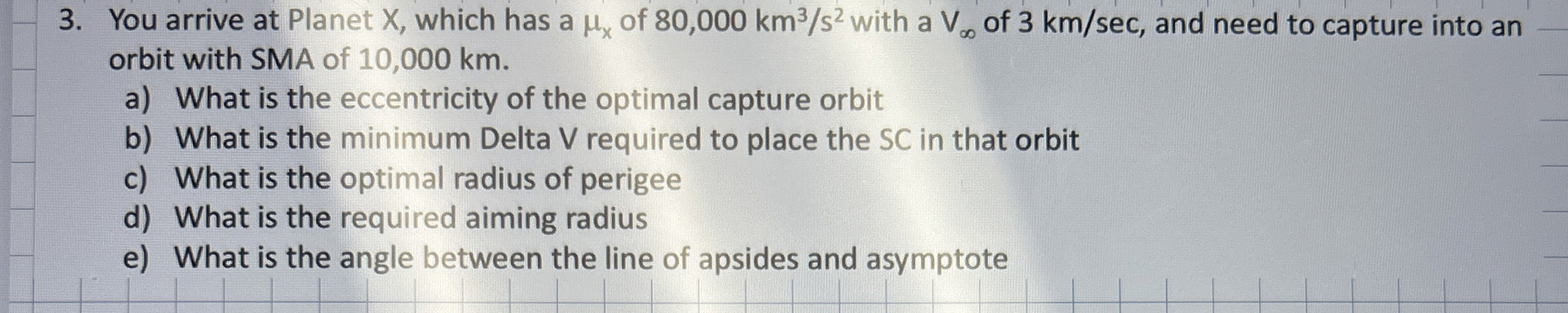 Solved You arrive at Planet x, ﻿which has a μx ﻿of | Chegg.com