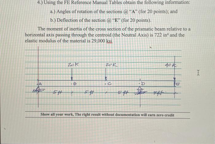 Solved 4.) Using the FE Reference Manual Tables obtain the | Chegg.com