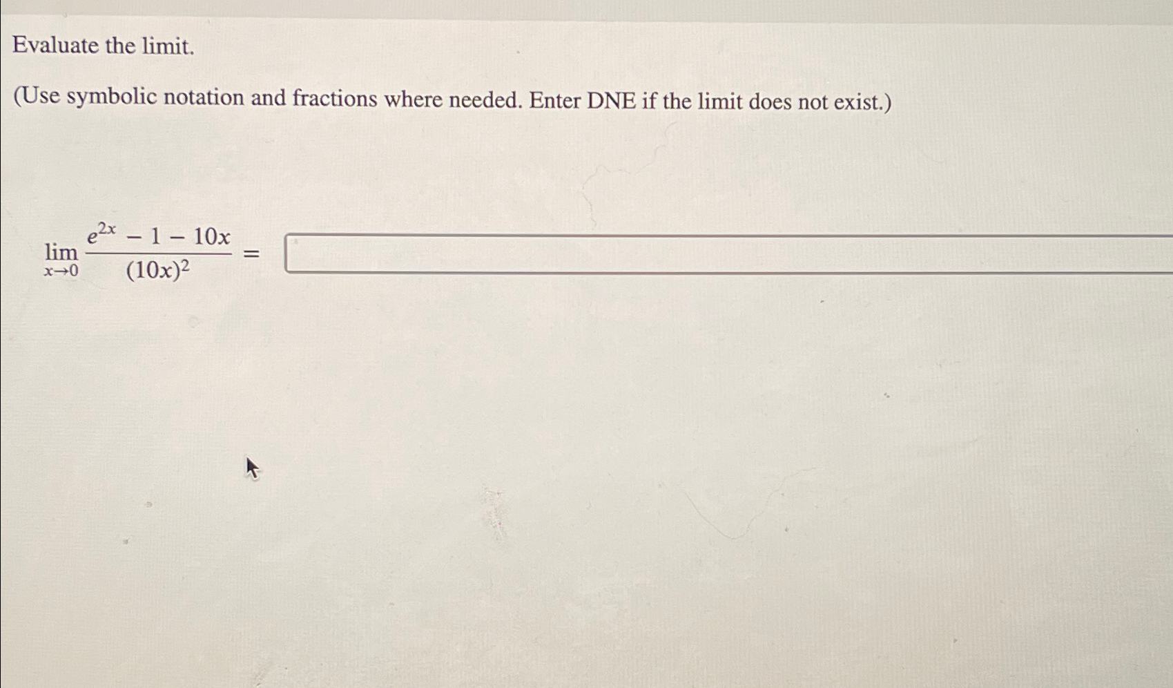 Solved Evaluate the limit.(Use symbolic notation and | Chegg.com