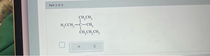 Solved Give the IUPAC name for each compound. Part 1 of | Chegg.com