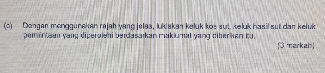 (C) Dengan menggunakan rajah yang jelas, lukiskan | Chegg.com