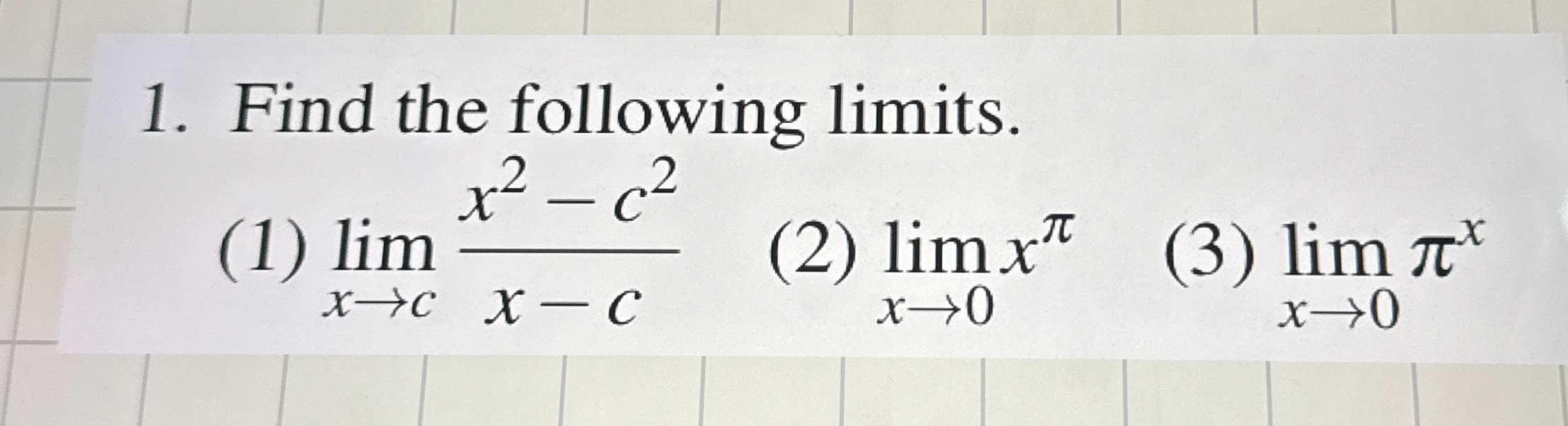 Solved Find the following | Chegg.com