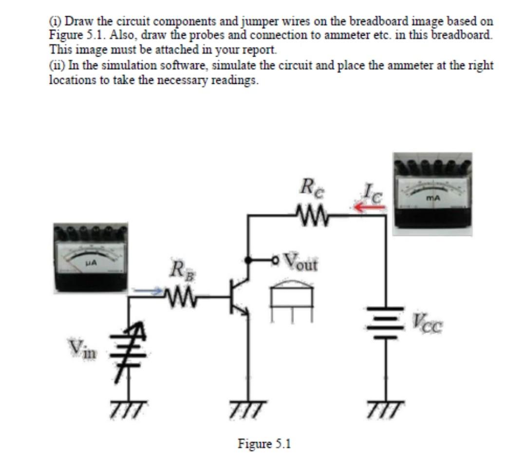 Solved Draw the circuit components and jumper wires on the | Chegg.com