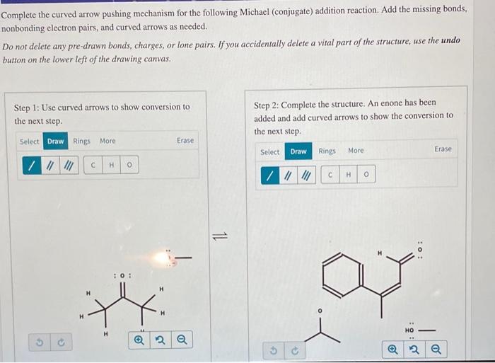 Solved Complete the curved arrow pushing mechanism for the | Chegg.com