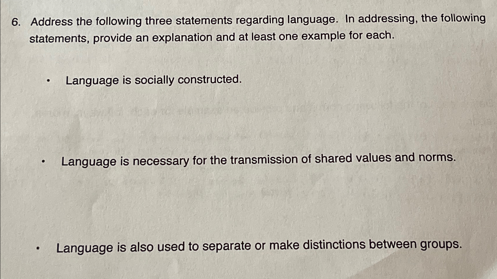 Solved Address the following three statements regarding | Chegg.com