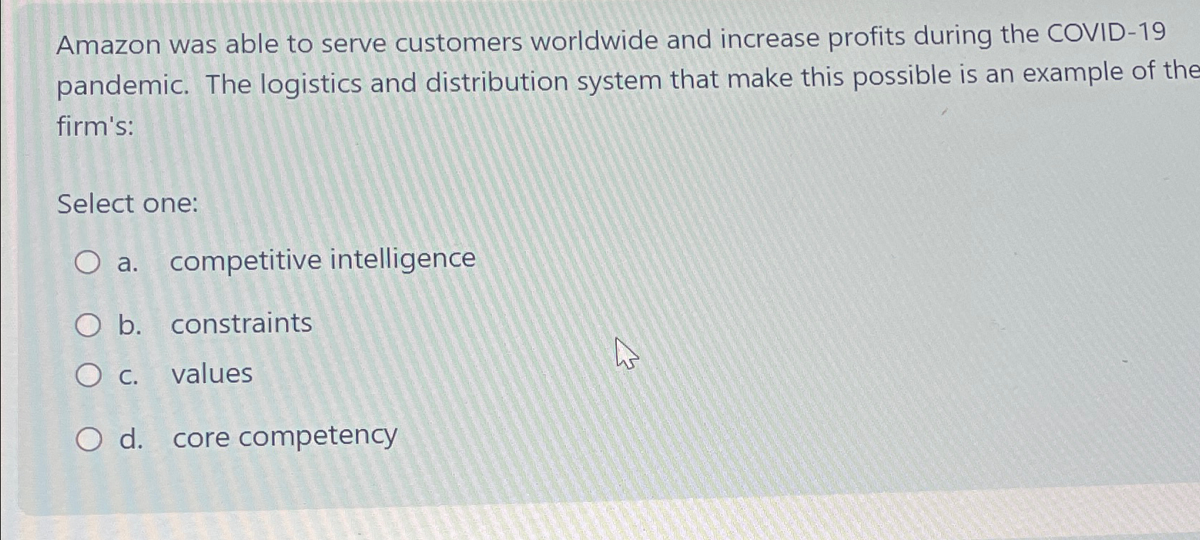 Solved Amazon was able to serve customers worldwide and | Chegg.com