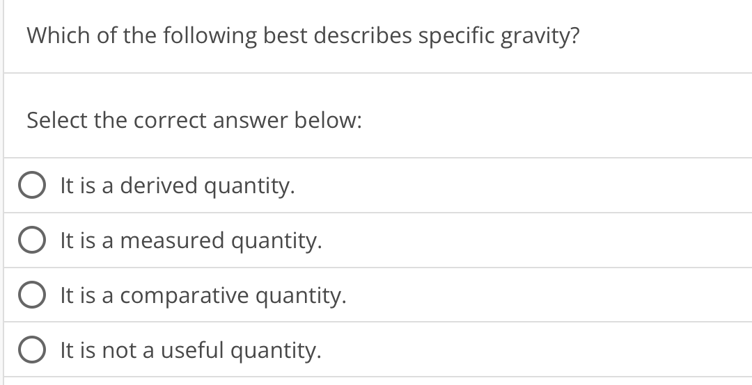 Solved Which of the following best describes specific | Chegg.com
