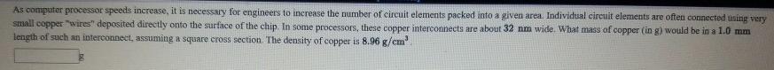 Solved As computer processor speeds increase, it is | Chegg.com