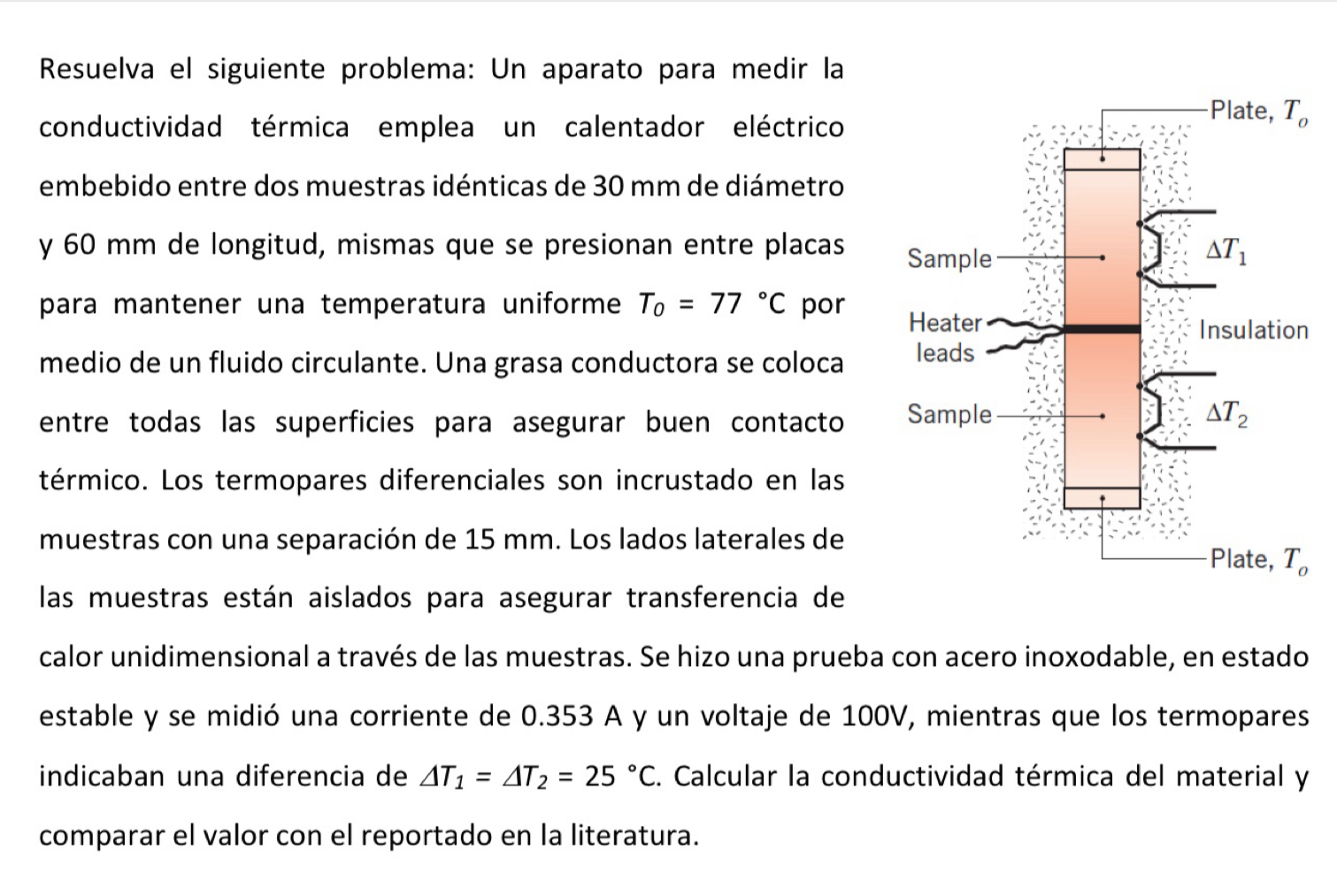 Solved Resuelva el siguiente problema: Un aparato para medir | Chegg.com