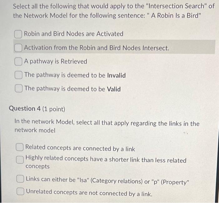 Solved Select all the following that would apply to the | Chegg.com