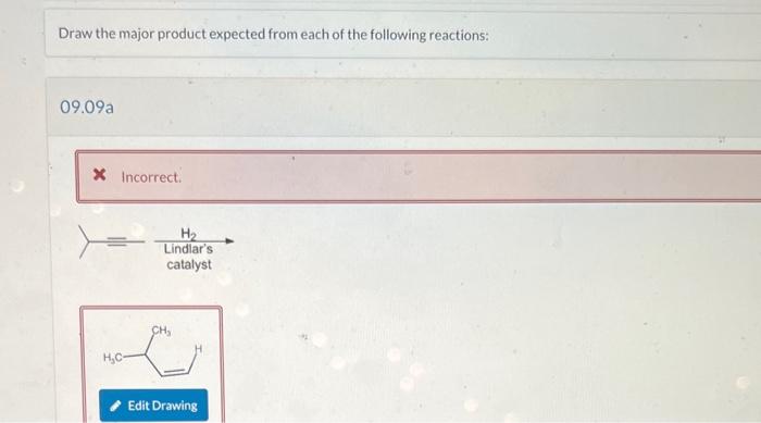 Solved Draw the major product expected from each of the | Chegg.com