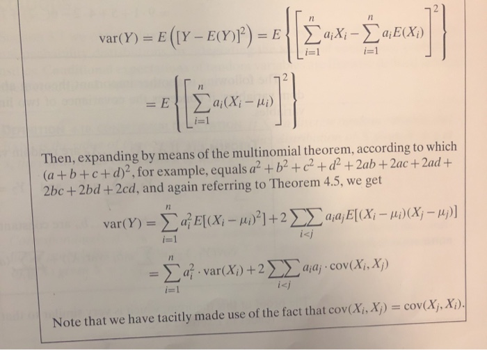 Solved can you explain how they used the multinomia theorem | Chegg.com