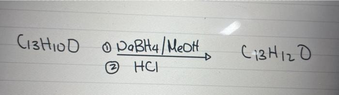 Solved theoretical yield with stoichiometryC13H10O mass: | Chegg.com