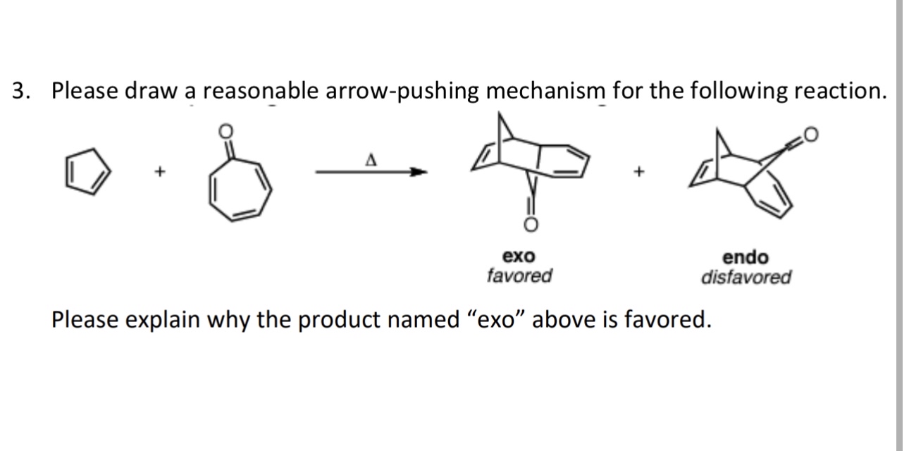 Solved Please draw a reasonable arrow-pushing mechanism for | Chegg.com