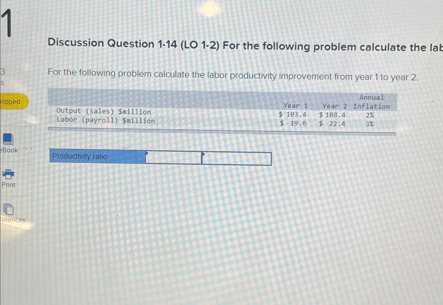 Solved Discussion Question 1-14 (LO 1-2) ﻿For the following | Chegg.com