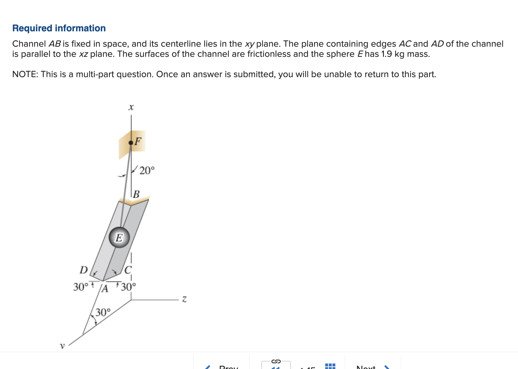 Solved Determine the force supported by cord EF, ﻿and the | Chegg.com