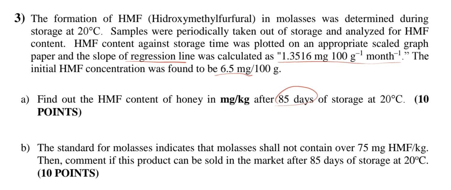 Solved The formation of HMF (Hidroxymethylfurfural) ﻿in | Chegg.com