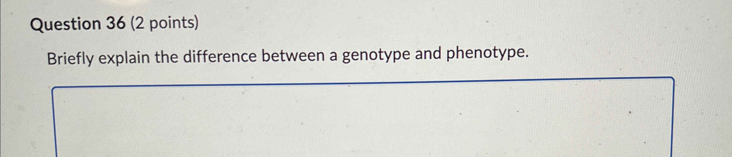 Solved Question 36 (2 ﻿points)Briefly explain the difference | Chegg.com