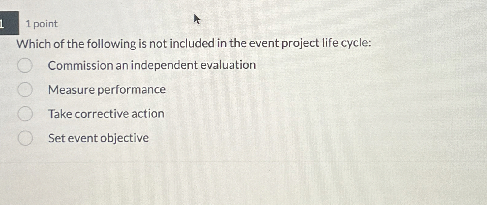 Solved 1 ﻿pointWhich of the following is not included in the | Chegg.com