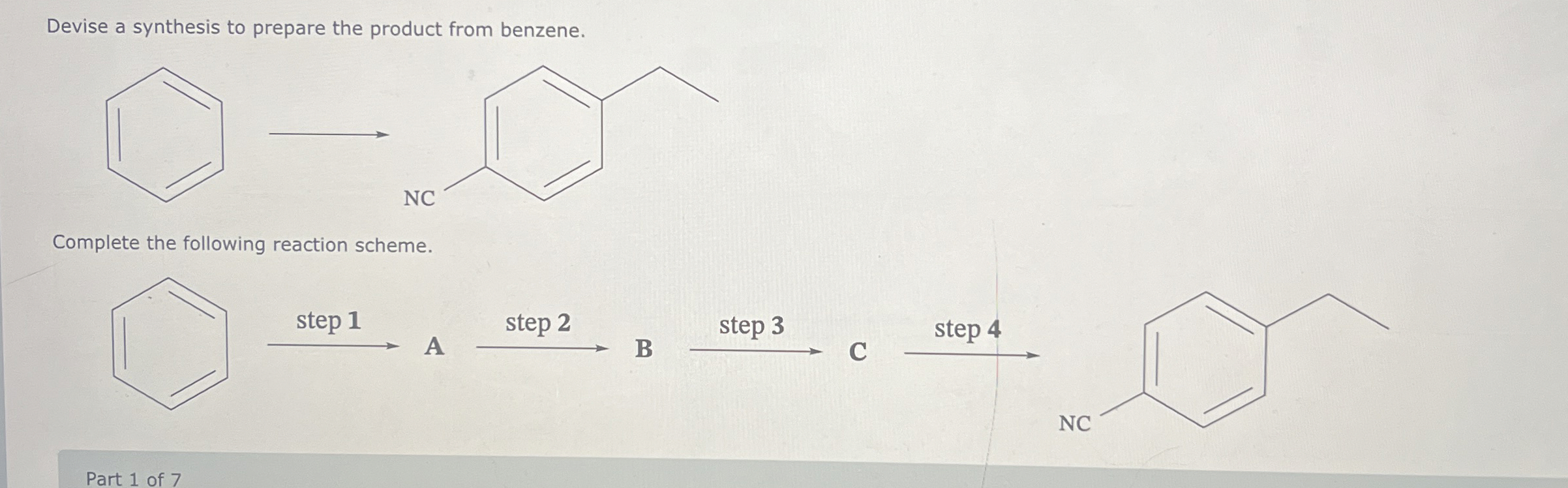 Solved Devise a synthesis to prepare the product from | Chegg.com