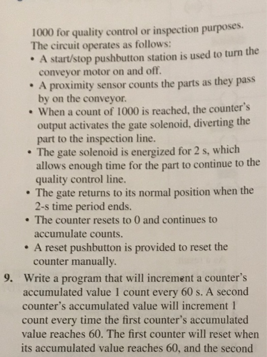 Solved Ladder logic program COUNT-UP COUNTER Preset Accue a | Chegg.com