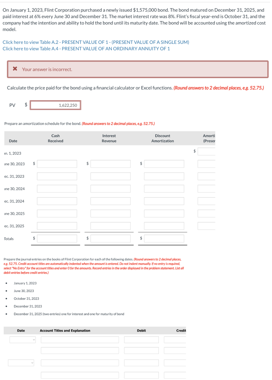 Solved On January 1, 2023, ﻿Flint Corporation purchased a | Chegg.com