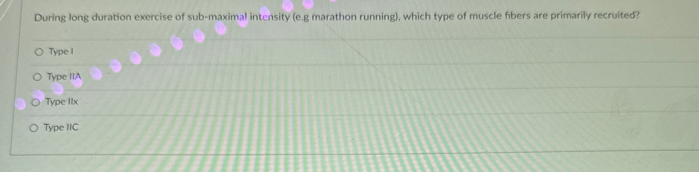 Solved During long duration exercise of sub-maximal | Chegg.com