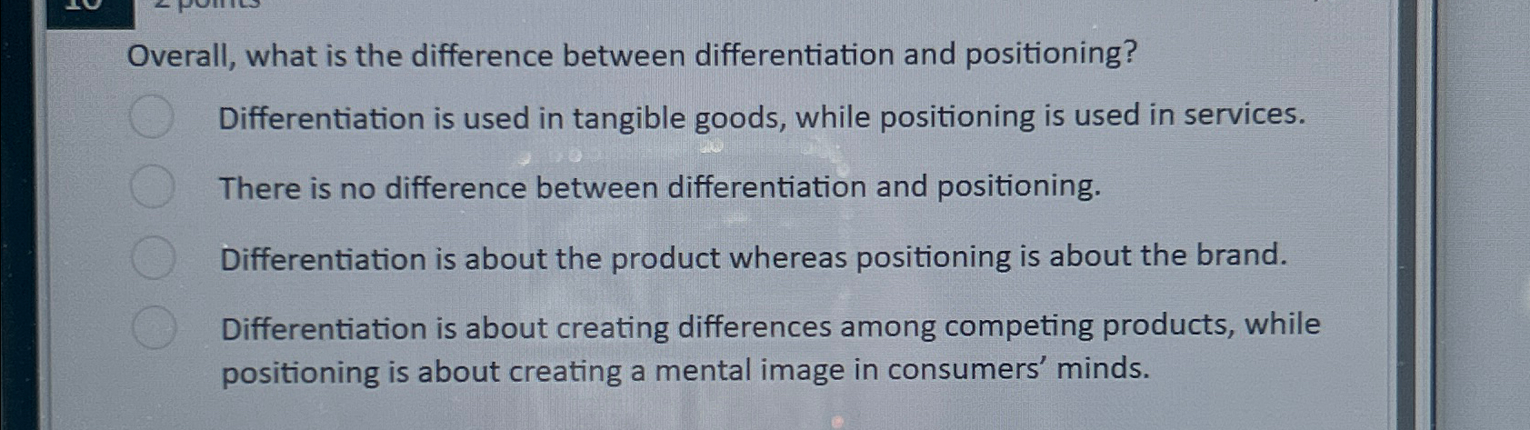 Solved Overall, what is the difference between | Chegg.com