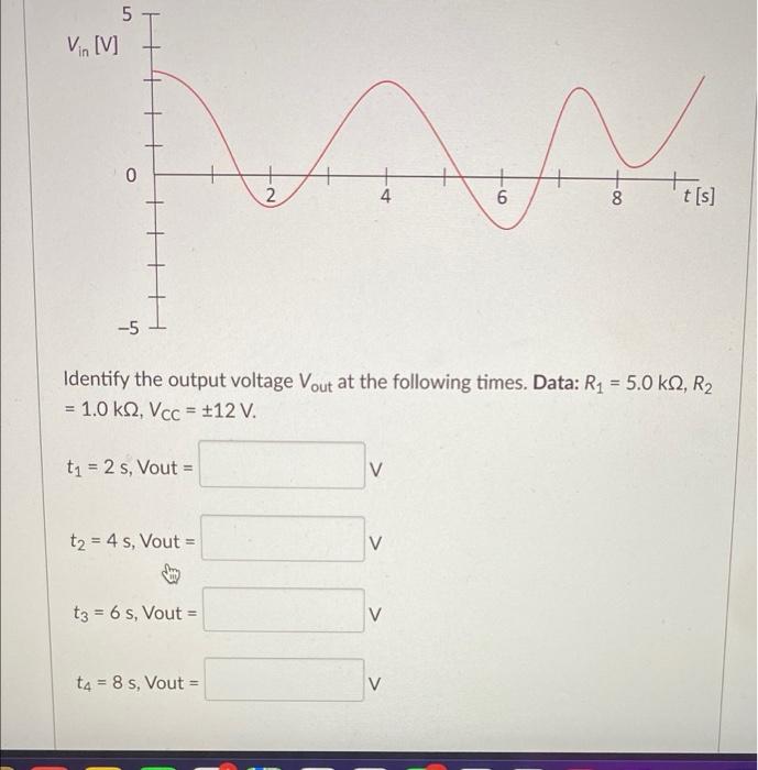 Solved You have the comparator shown below: +Vcc R1 Vout R2 | Chegg.com