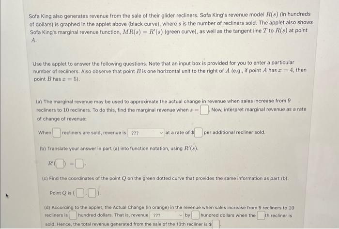 Solved Sota King also generates revenue from the sale of | Chegg.com