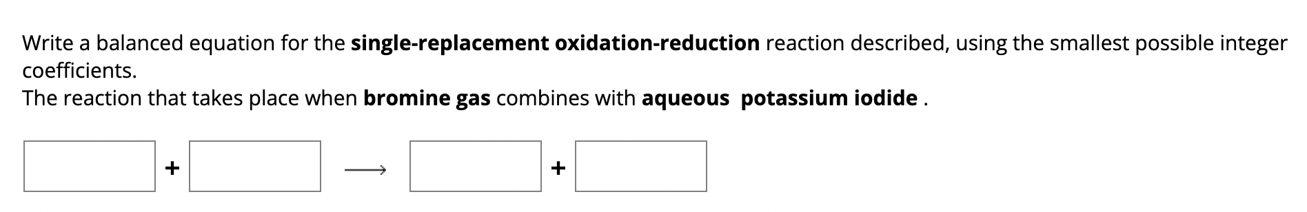 Solved Write a balanced equation for the single-replacement | Chegg.com