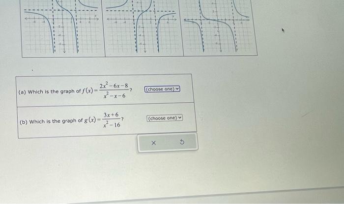 Solved Consider the following rational functions. | Chegg.com