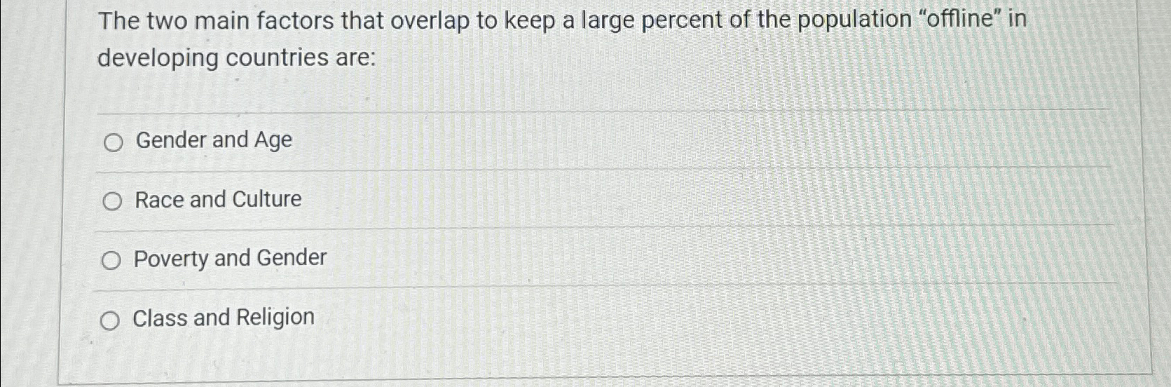 Solved The two main factors that overlap to keep a large | Chegg.com