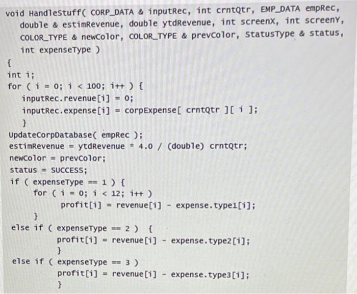 Solved Write a Better version for this code using any | Chegg.com