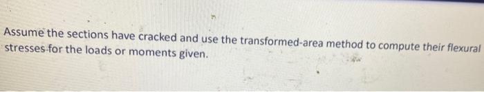 Solved Assume the sections have cracked and use the | Chegg.com