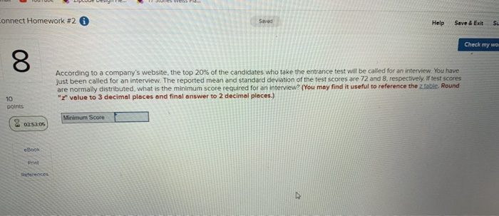 Solved Connect Homework #2 Saved Help Save & Exit SL Check | Chegg.com